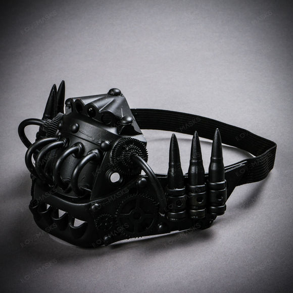 ILOVEMASKS | Accessories | Halloween Steampunk Half Lower Jaw Mask ...